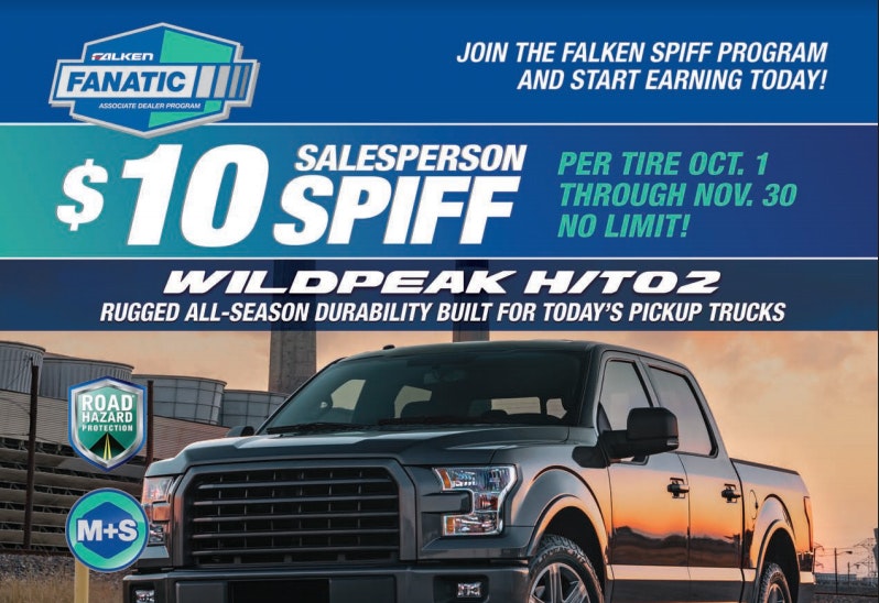 New Falken Dealer Spiff Program Launches | 2020-10-08 | Modern Tire Dealer