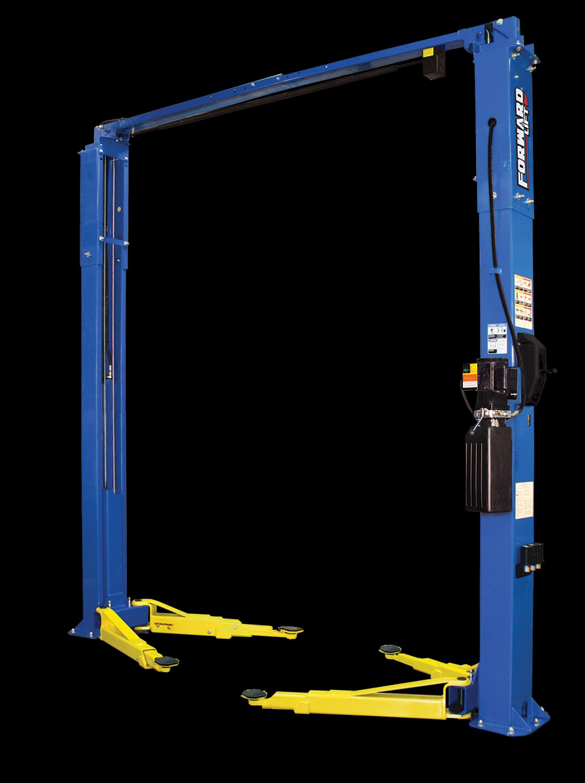 New Forward Lift F10 Two-Post Lift Services Wide Range of Vehicles ...