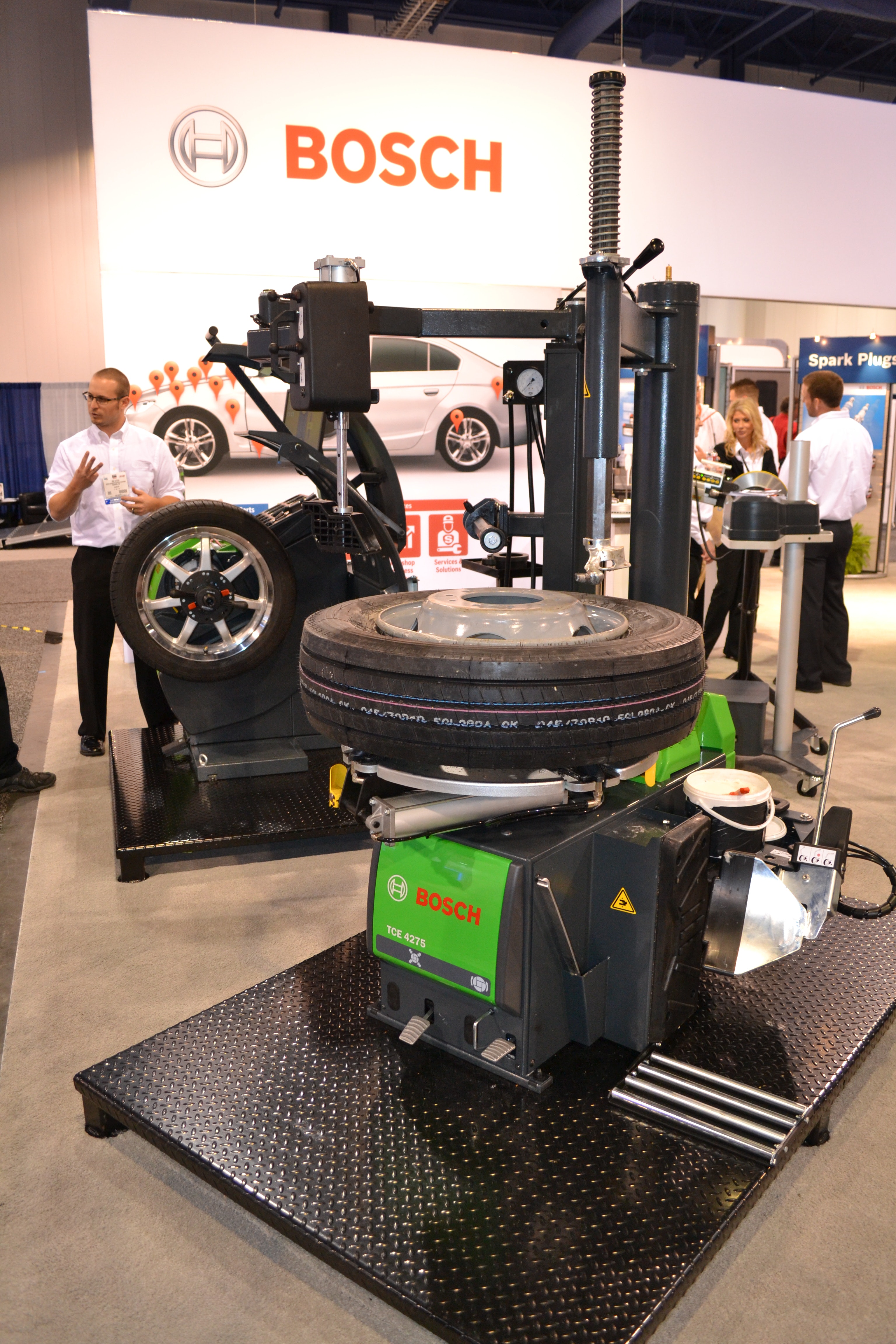 SEMA Show, Day Two: Bosch adds two tire changers | 2014-11-06 | Modern ...