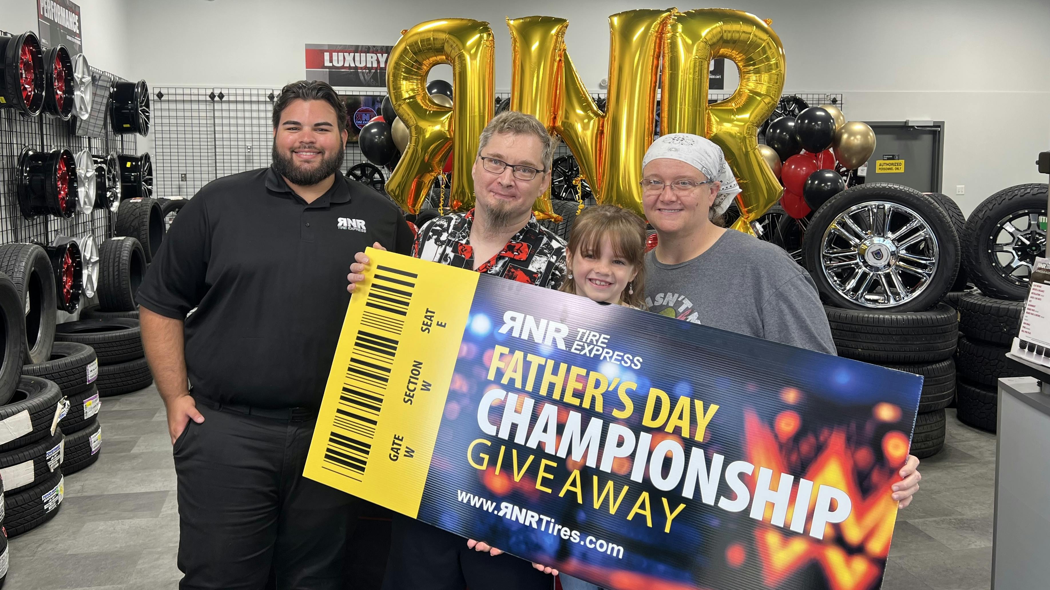 RNR Tire Express Names Father's Day Giveaway Winner | Modern Tire Dealer